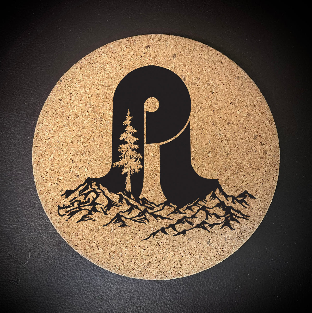 Pretty Lights- Cork Trivet – Colorado Native Studios